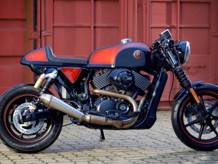 Harley Street Rod Custom "Makku" by Rajputana Custom Cycles