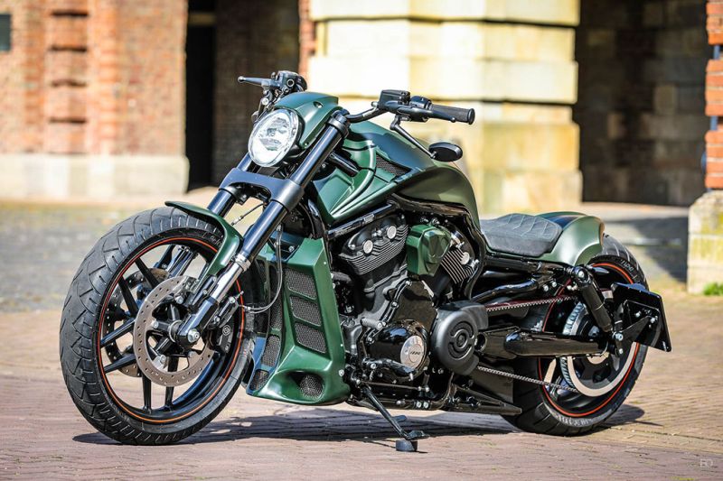 Harley Davidson V Rod "Green Poison" by Thunderbike - DARK KUSTOM ...