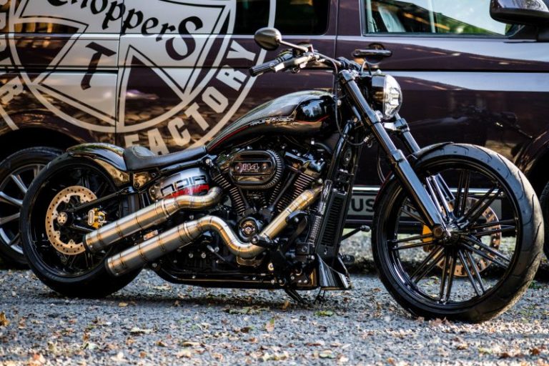 Harley-Davidson Softail motorcycle 'Red Edge' by BTChoppers