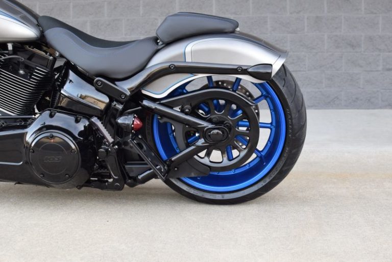 Harley Davidson Breakout Cruiser 'Blue' by The Bike Exchange