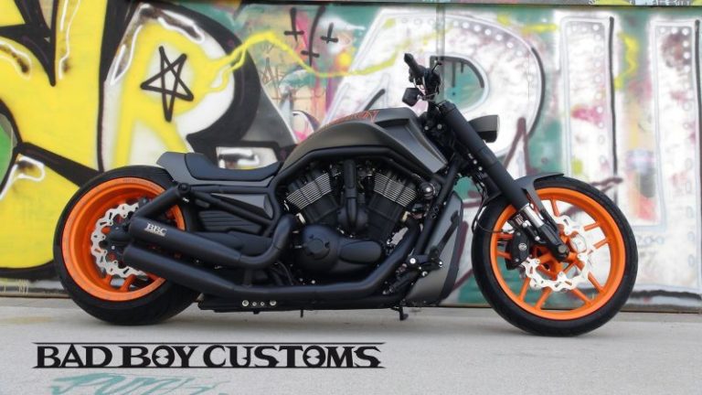 Harley-Davidson® Rod muscle "GeOrange" by Bad Boy Customs