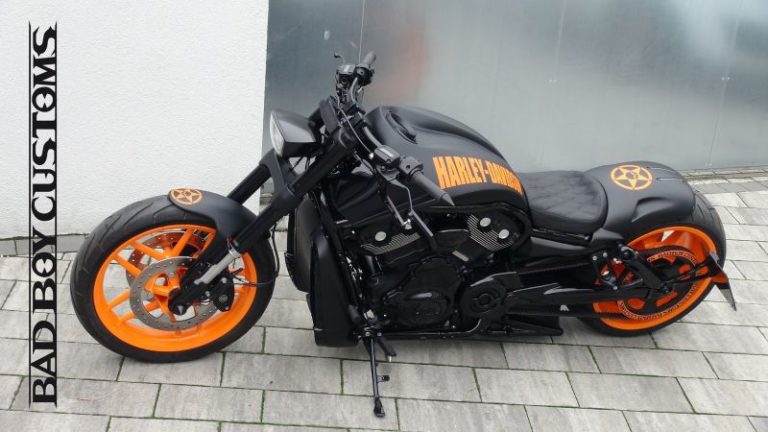 Harley-Davidson® Rod muscle "GeOrange" by Bad Boy Customs