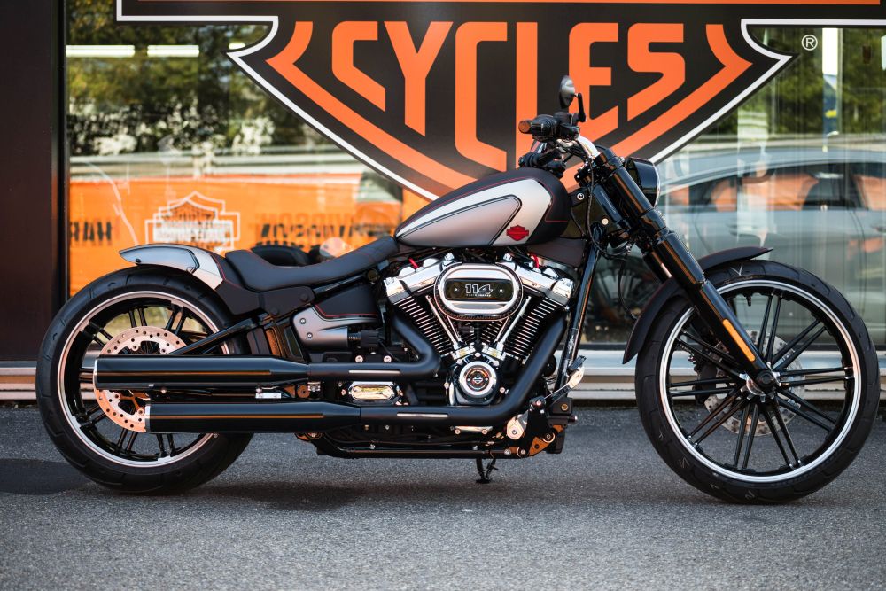 Harley-Davidson Softail motorcycle 'Gray Edge' by BTChoppers