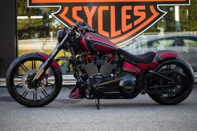 Harley-Davidson Softail motorcycle 'Red Edge' by BTChoppers