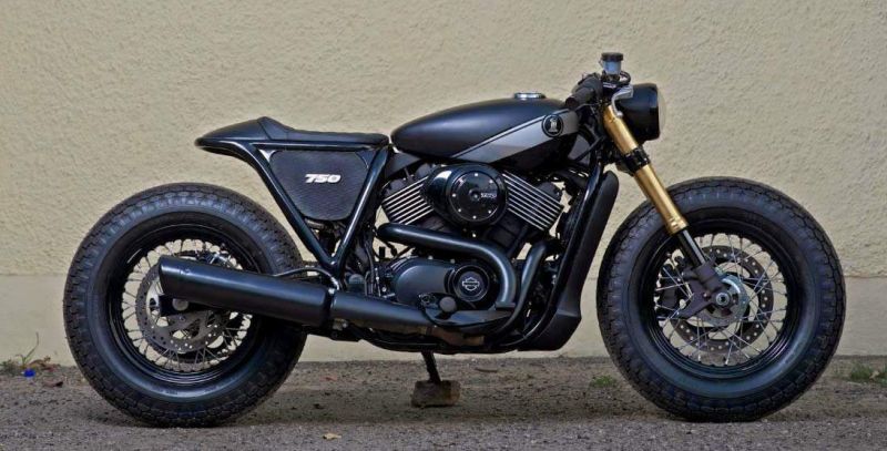 Harley Street Rod Custom "Makku" by Rajputana Custom Cycles