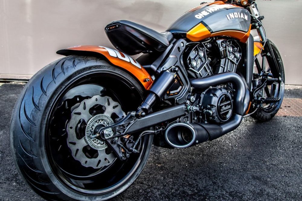 Indian racing Scout ‘Hundred’ by Metz