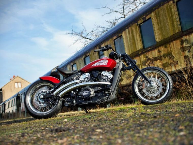 Indian Scout 1200 ICON 'Supertrapp' by Tank Machine