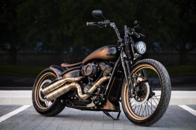 HD FXBB Street Bob 'El Dorado' customized by BT Choppers