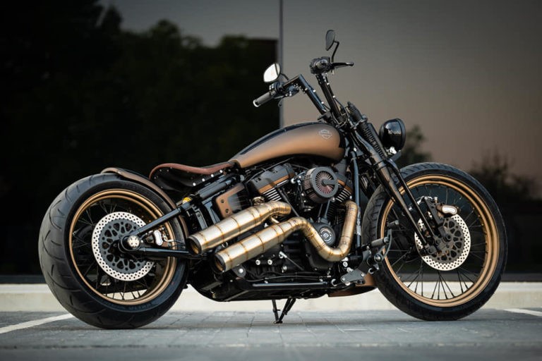 HD FXBB Street Bob 'El Dorado' customized by BT Choppers