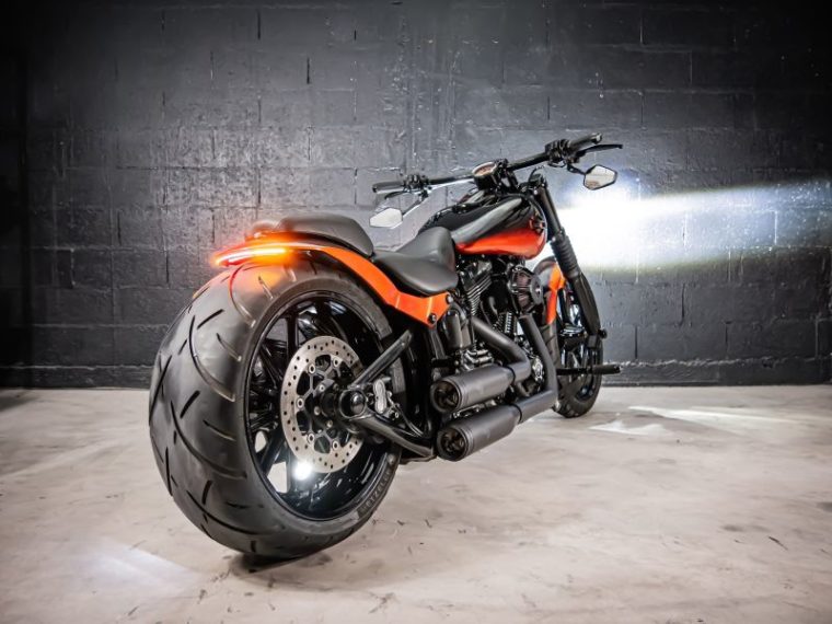 Harley-Davidson Orange Breakout by Melk