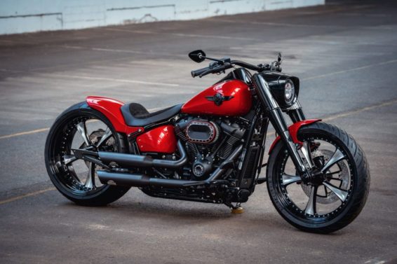 H-D Fat Boy 114 'Red Booster' customized by Thunderbike