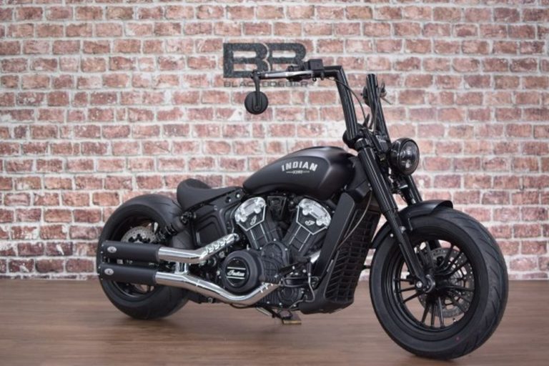 Indian Scout Bobber Chopper by Black Bobber