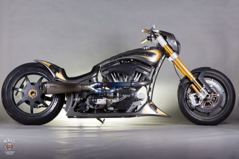 Custom Bike Dragstyle 'Benchmark final' by Walz Cycles
