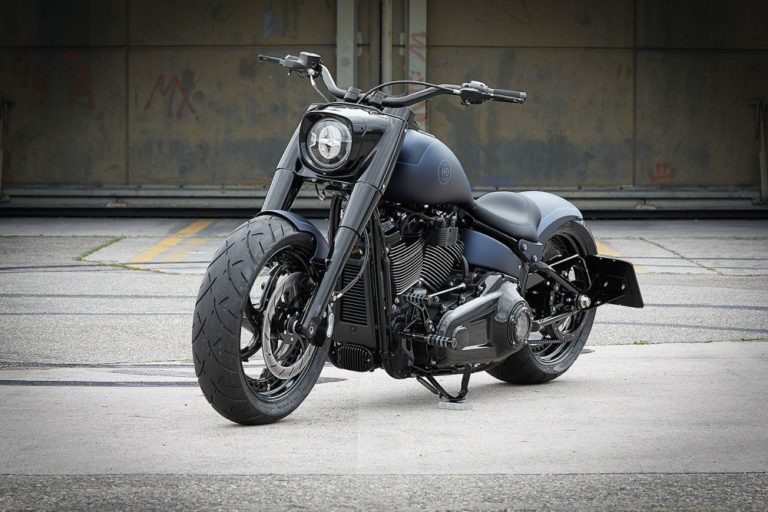Harley-Davidson Fat Boy FLFBS 114 'Blue Thunder' by Thunderbike
