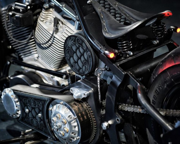 Harley-Davidson Ape hanger bobber by SLC Swiss